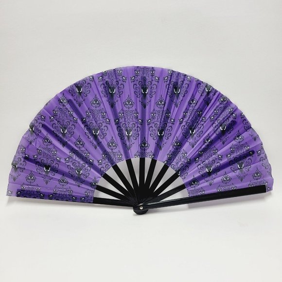 Disney | Other | Disney Parks Jumbo Hand Fan Haunted Mansion 25in Wide ...